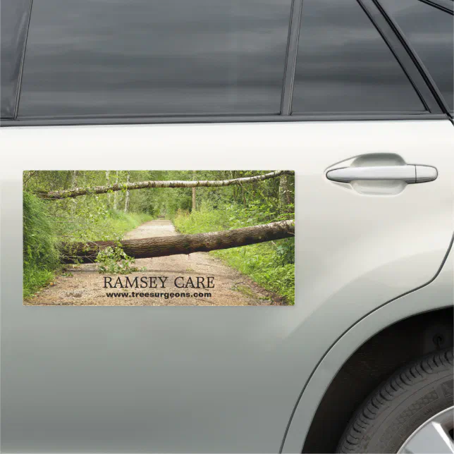 Storm Damage - Tree Surgeon - Arborist Car Magnet | Zazzle