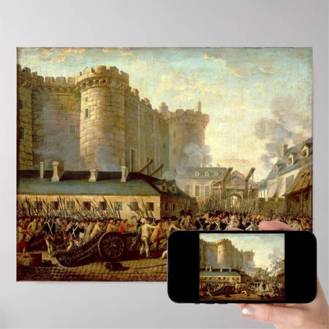 Storming the Bastille Poster | Zazzle