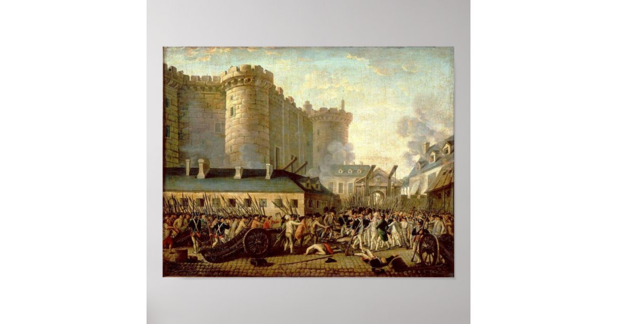 Storming the Bastille Poster | Zazzle