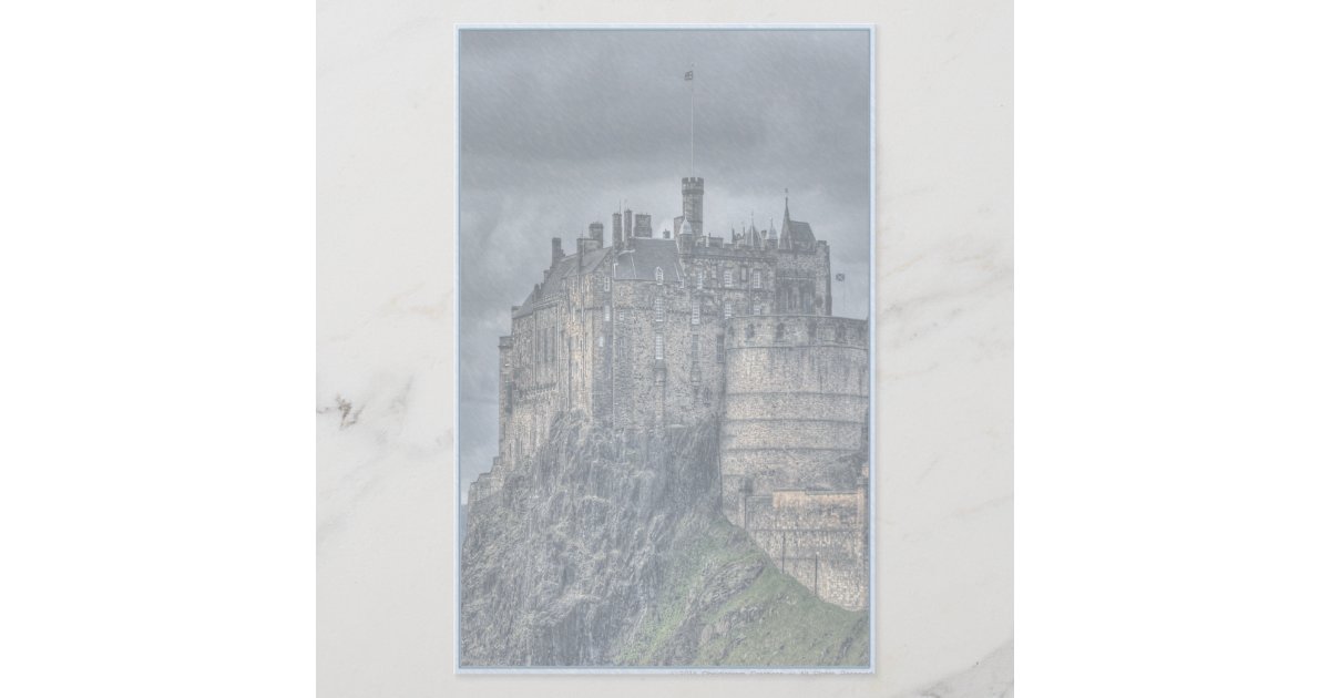Stormy Castle Stationery | Zazzle