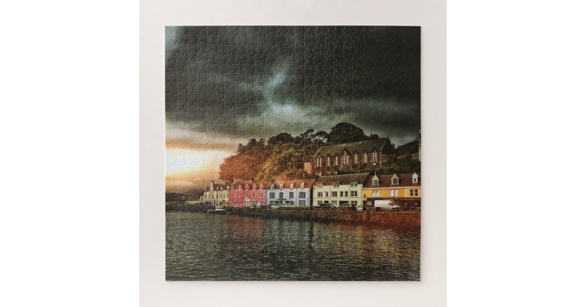 Stormy Portree Isle Of Skye Scotland Travel Jigsaw Puzzle | Zazzle Stormy Portree Isle Of Skye Scotland Travel Jigsaw Puzzle | Zazzle