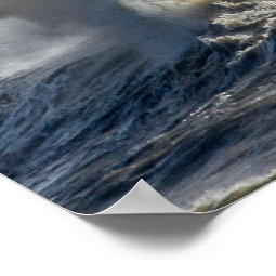 Stormy Seas at Roker Poster/Print Poster | Zazzle