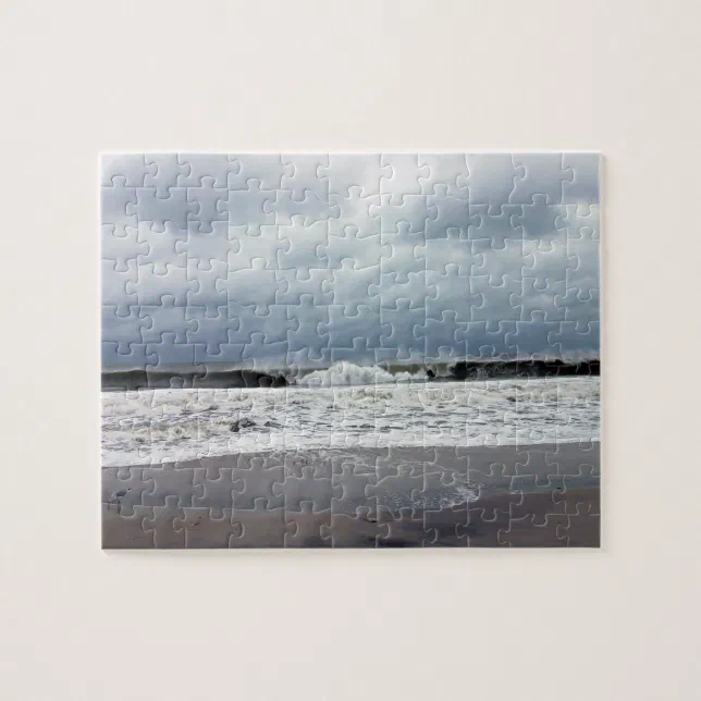 Stormy Seas of the Atlantic Ocean Jigsaw Puzzle | Zazzle