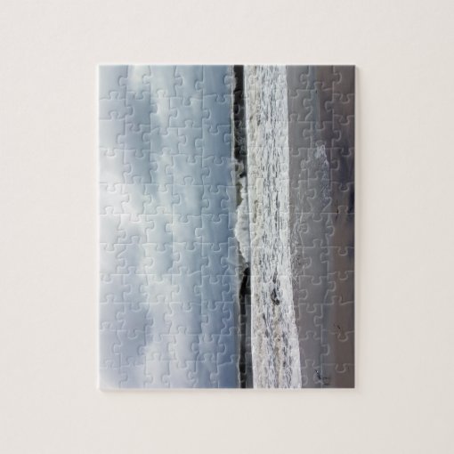 Stormy Seas of the Atlantic Ocean Jigsaw Puzzle | Zazzle