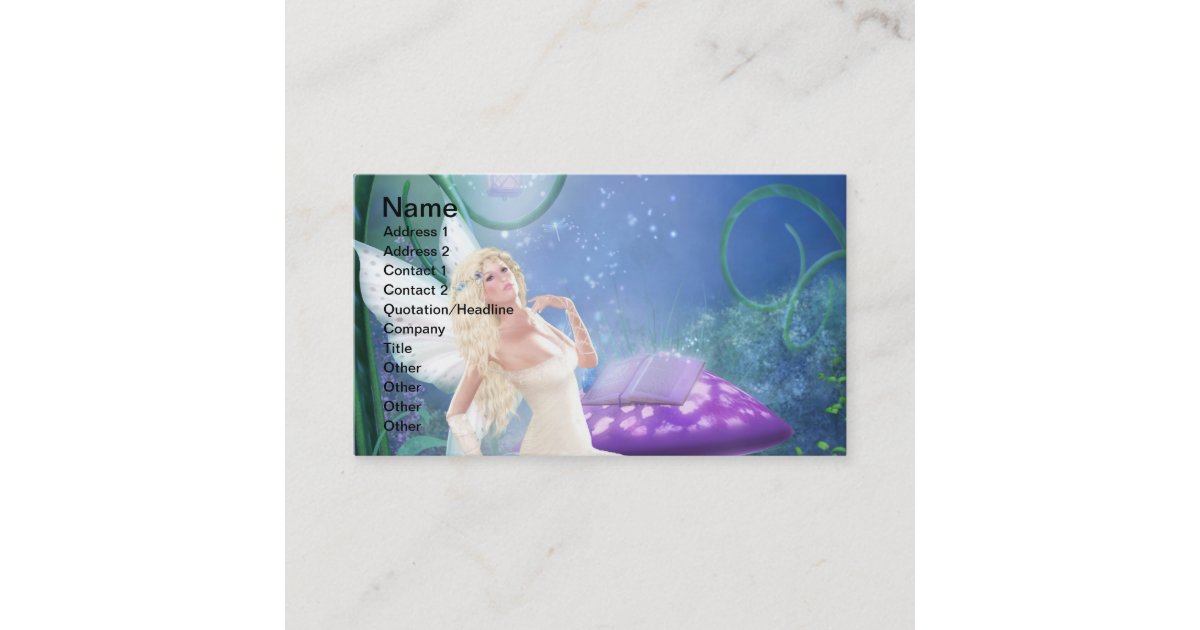 Story Fairy Business Card | Zazzle