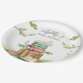 Storybook Baby Shower Book Books New Chapter Paper Plates | Zazzle