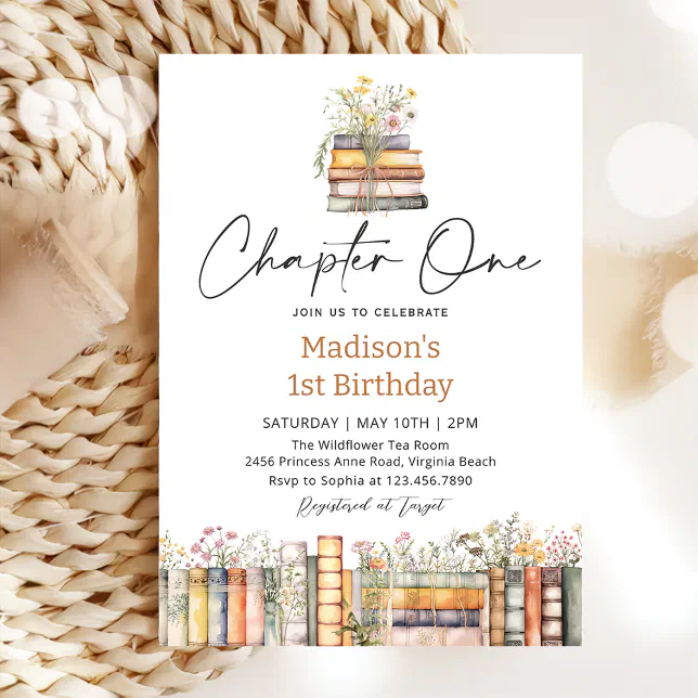 Storybook Birthday Invitation | Zazzle