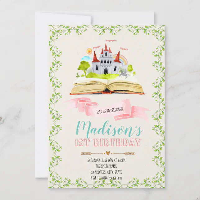 Storybook party invitation | Zazzle