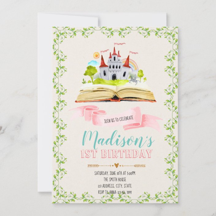 Storybook party invitation | Zazzle.com