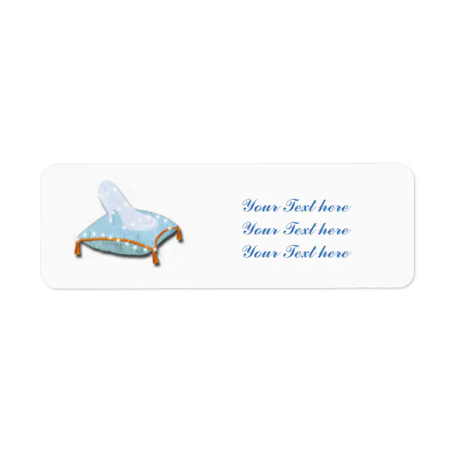 Storybook Princess Elegant Wedding Party Custom Label | Zazzle