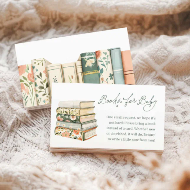 Storybook Theme Book Request Enclosure Card | Zazzle