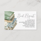 Storybook Themed New Chapter Book Request Enclosure Card | Zazzle