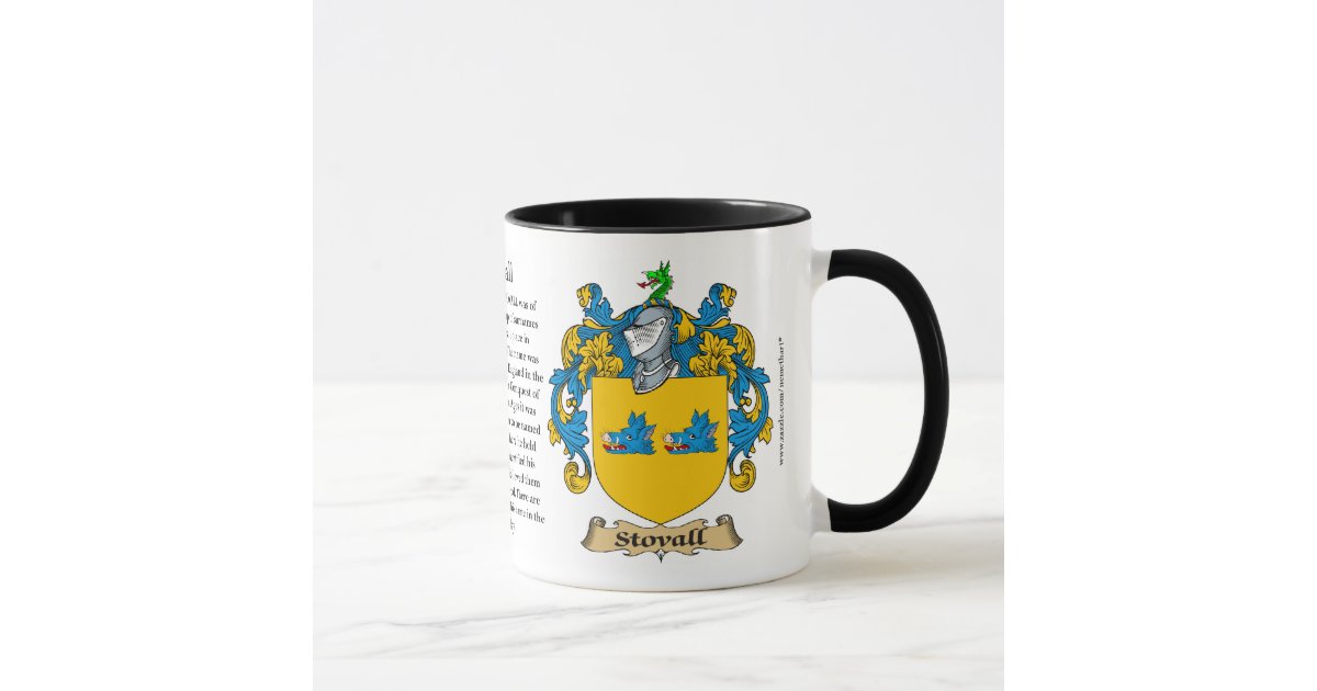 Stovall Family Coat of Arms Mug | Zazzle