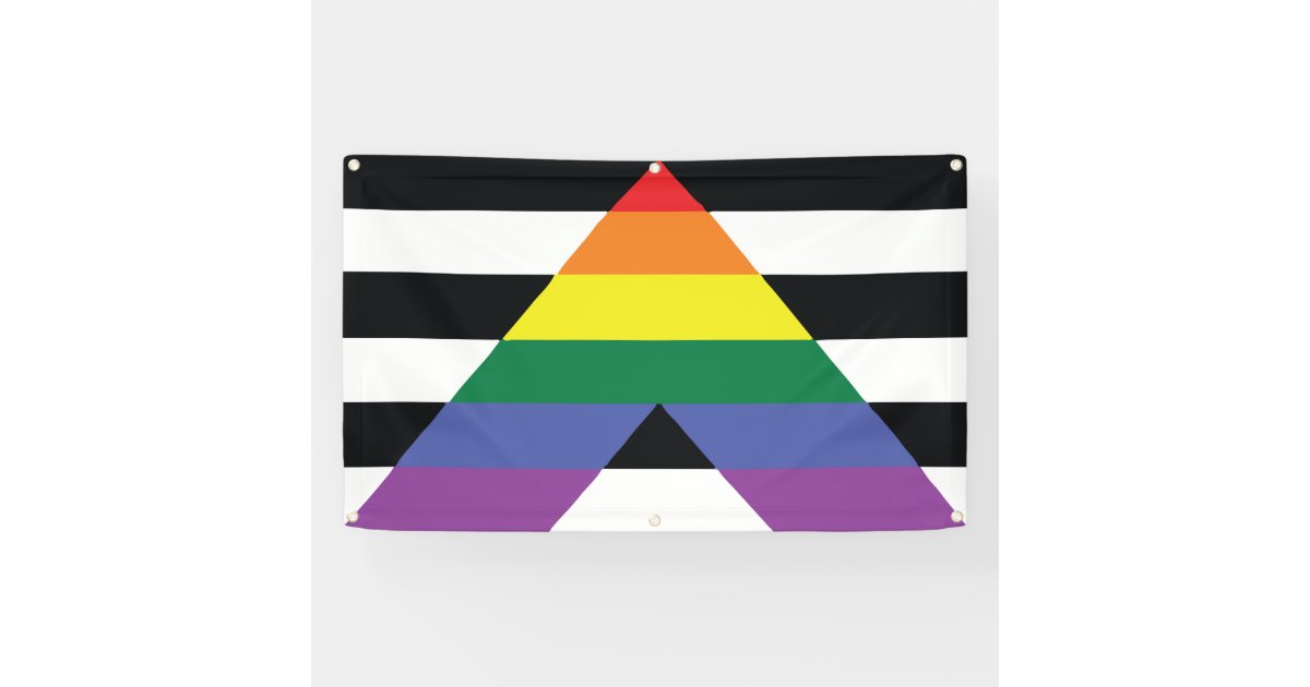 Straight Allies Pride Banner | Zazzle