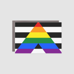 Straight Ally Pride Car Magnet | Zazzle