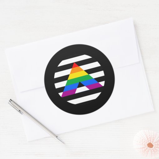Straight Ally Pride Classic Round Sticker | Zazzle