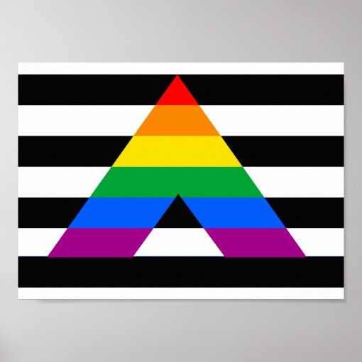 Straight Ally Pride Poster | Zazzle