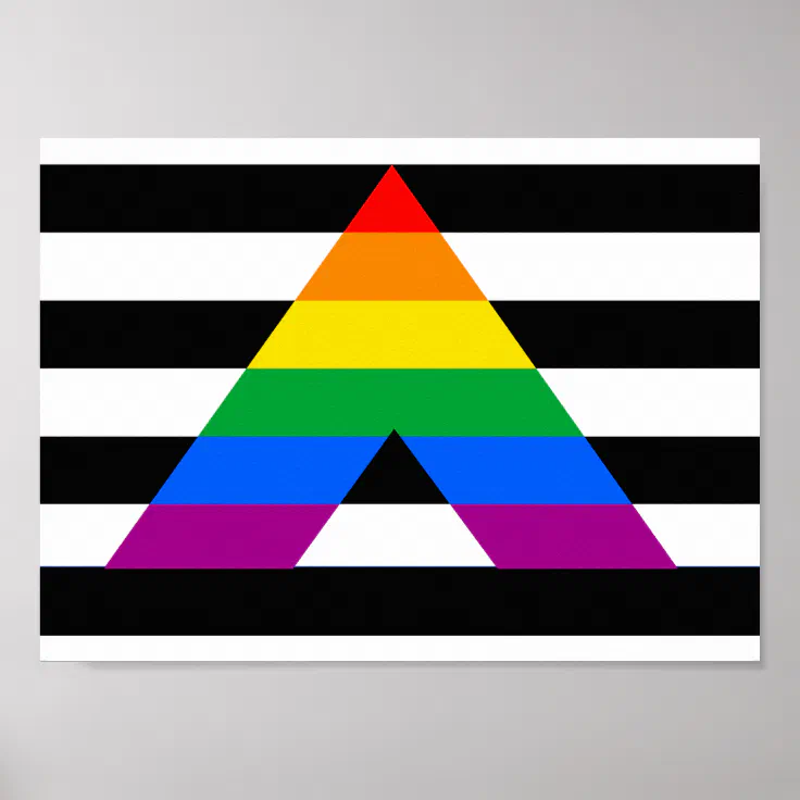 Straight Ally Pride Poster | Zazzle