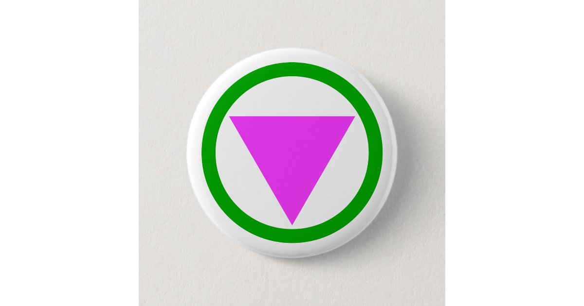 Straight ally symbol button | Zazzle