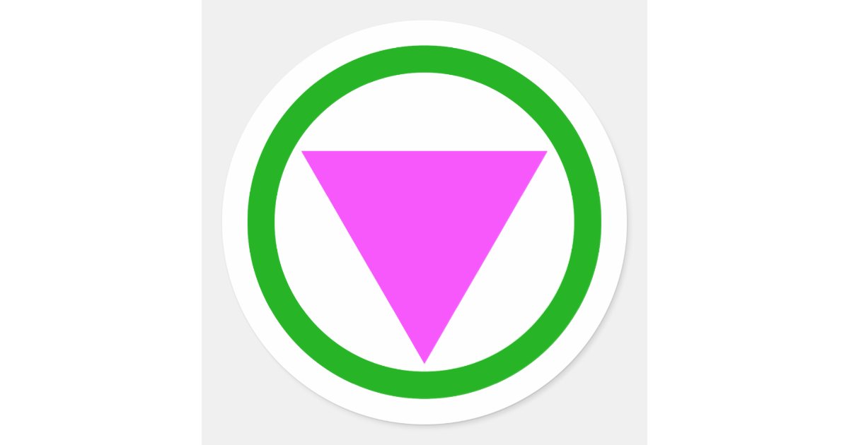 Straight Ally Symbol Classic Round Sticker | Zazzle