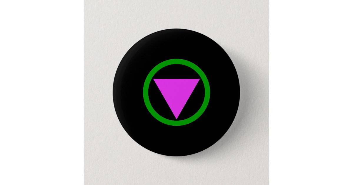 Straight ally symbol pinback button | Zazzle