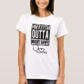 Straight Outta Night Shift Nurse Shirt Women | Zazzle