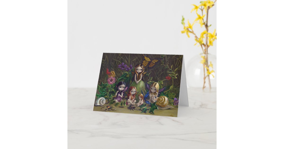 Strangeling Fairy Birthday card | Zazzle