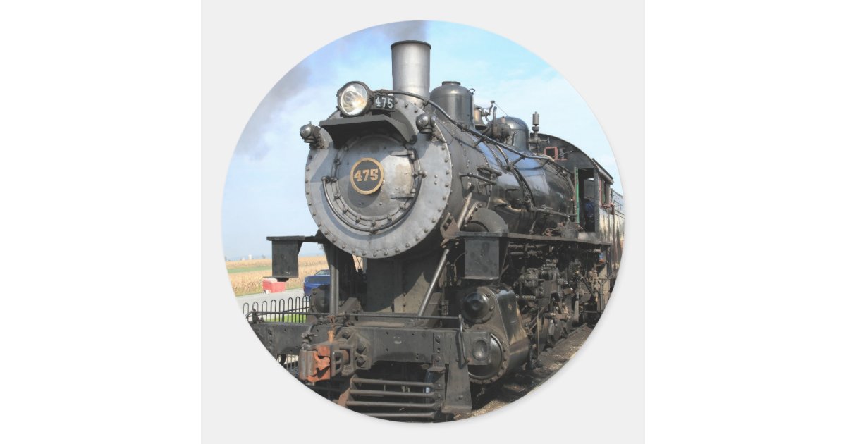 Strasburg Steam Engine Stickers | Zazzle