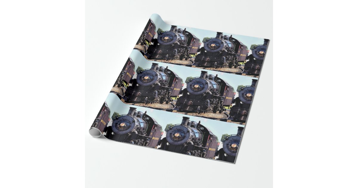 Strasburg Train Wrapping Paper | Zazzle