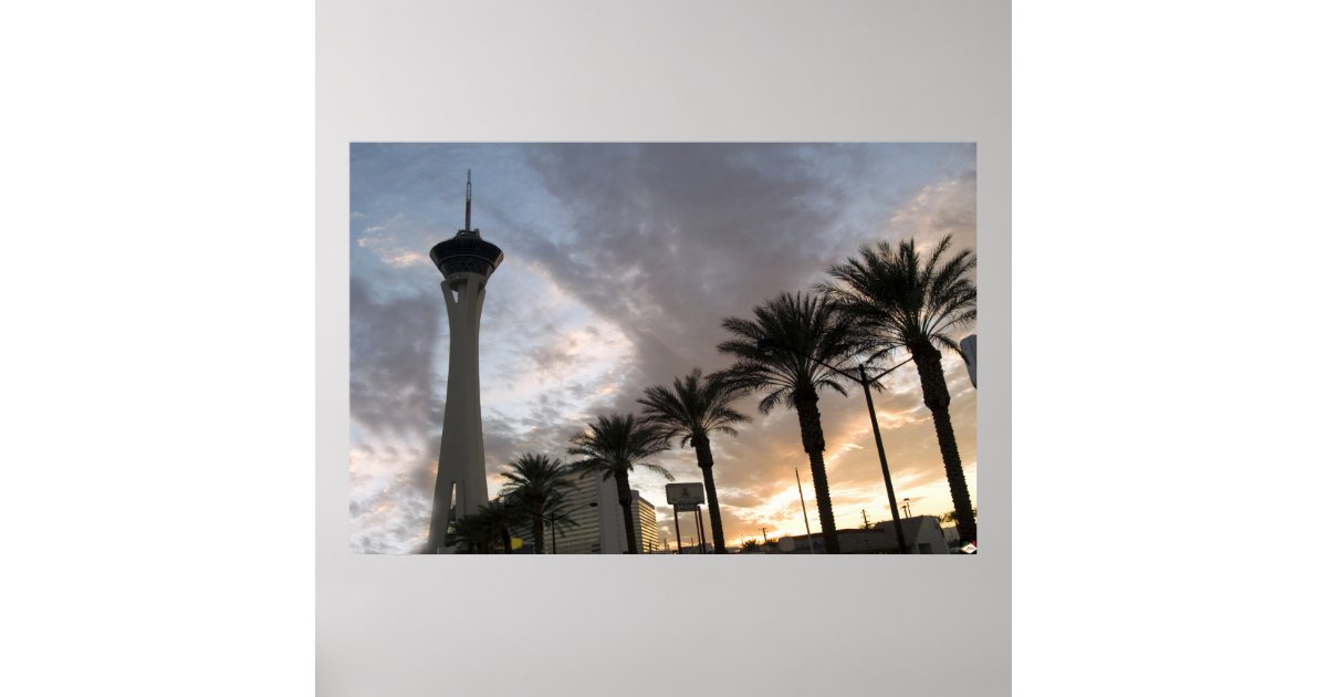 Stratosphere Sunset Poster | Zazzle