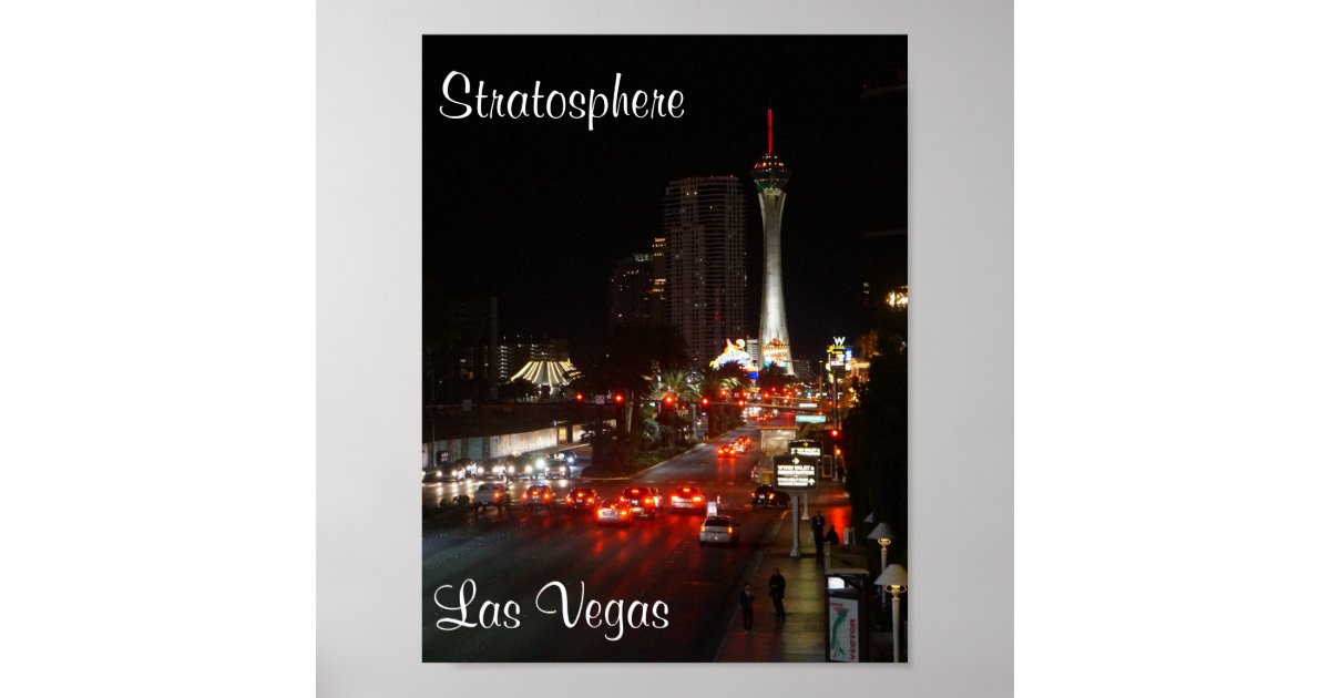Stratosphere Tower Las Vegas Poster | Zazzle