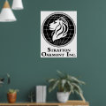 Stratton Oakmont Inc Logo From The Wolf Artwork Of Poster | Zazzle