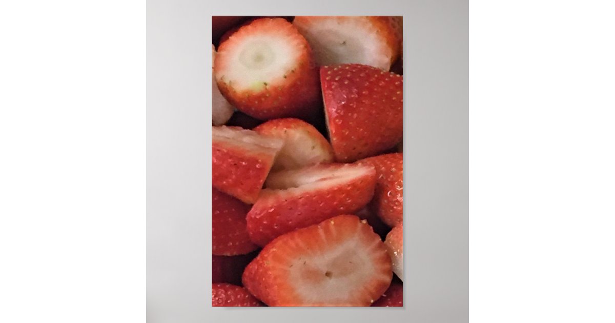 Strawberries Photo Poster | Zazzle