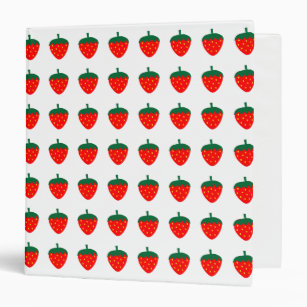Personalize Your Own Strawberry Binder - Stay Organized Today! | Zazzle