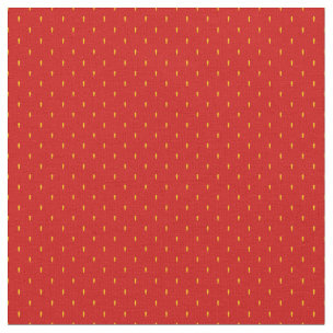 Strawberry Pattern Fabric | Zazzle