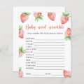 Strawberry - Baby Word Scramble Game | Zazzle