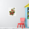Strawberry Blooms Customizable Poster | Zazzle