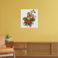 Strawberry Blooms Customizable Poster | Zazzle