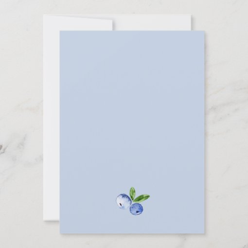 Strawberry Blueberry Berry Sweet Boy Baby Shower Invitation | Zazzle