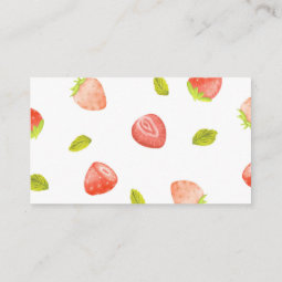 Strawberry Books for Baby Berry Sweet Baby Shower Enclosure Card | Zazzle