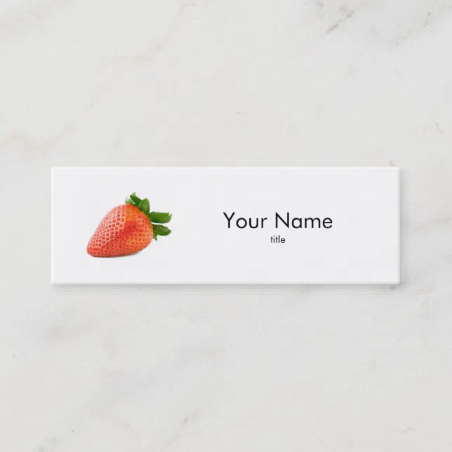 Strawberry Business Card | Zazzle