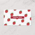 Strawberry Business Card | Zazzle