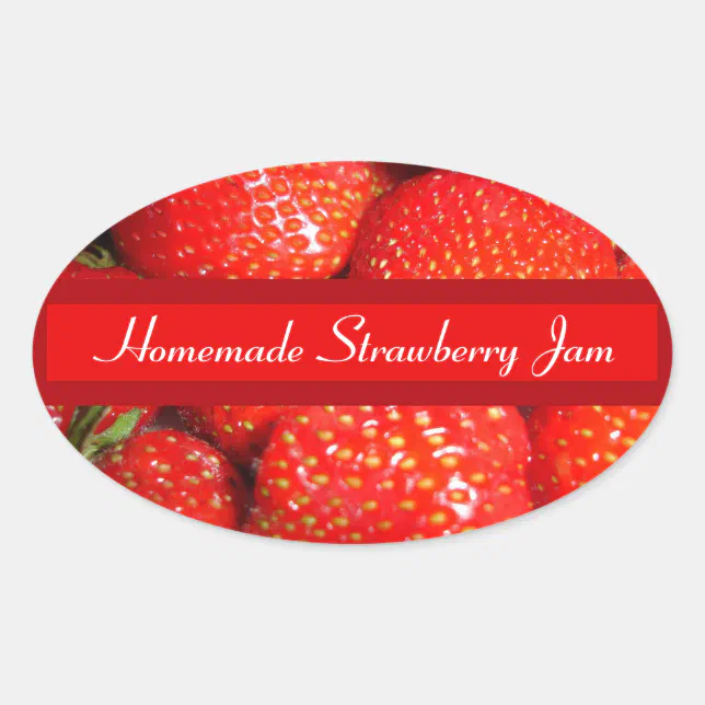 Strawberry Canning Label | Zazzle