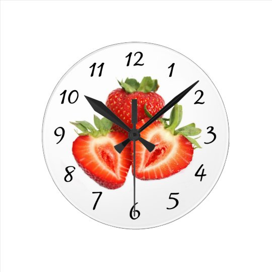 Strawberry Clock | Zazzle.com