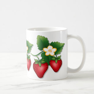 Strawberry Mugs - No Minimum Quantity | Zazzle