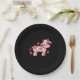 Strawberry Cow Cute Pink Cow Paper Plates | Zazzle