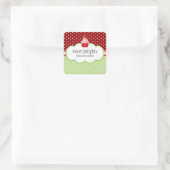 Strawberry Cupcake Bakery Cake Box Seals | Zazzle