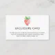 Strawberry - Custom Text Enclosure Card | Zazzle