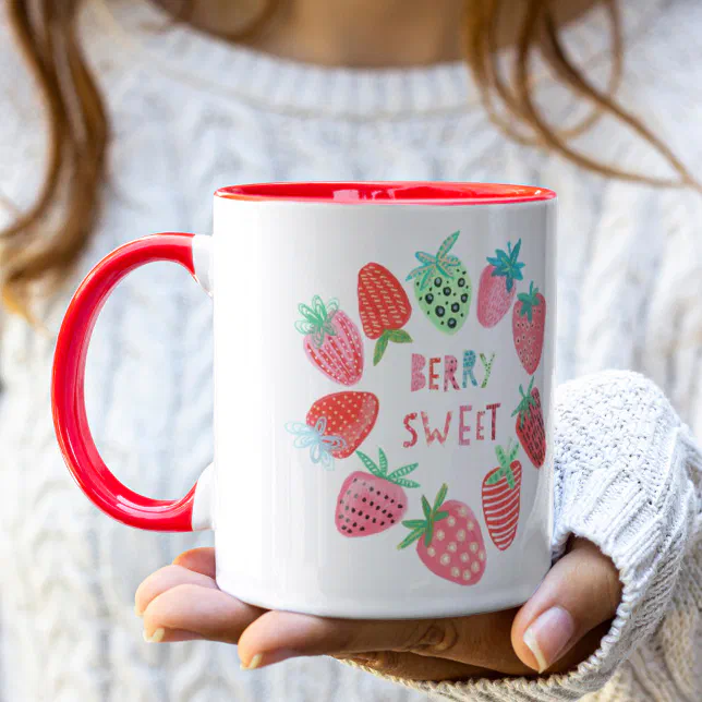 Strawberry Cute Berry Sweet Mug | Zazzle