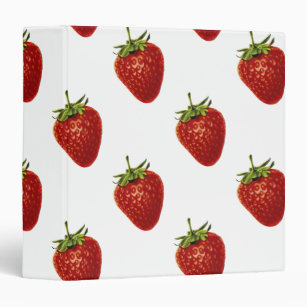 Personalize Your Own Strawberry Binder - Stay Organized Today! | Zazzle